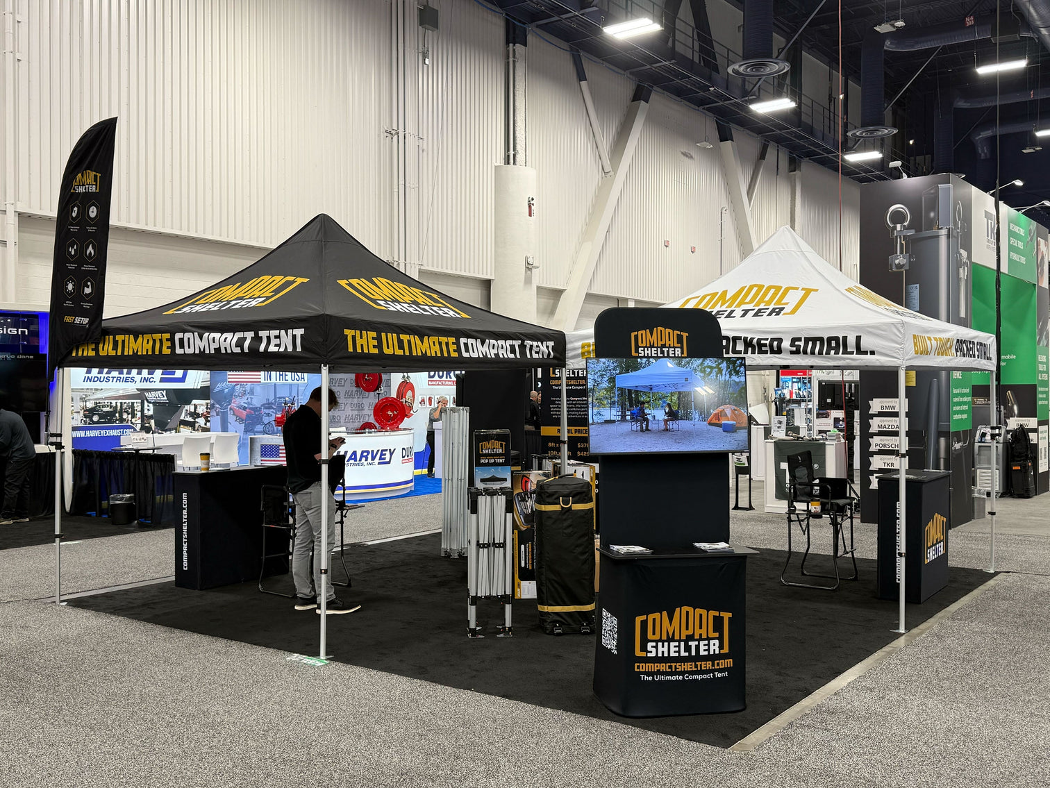 Compact Shelter Stands Out at SEMA Expo with Ultra-Portable Tents